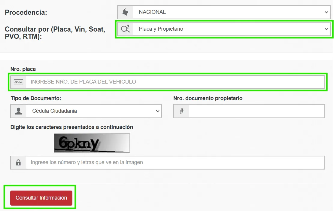Consultar RUNT por PLACA 🚗 en Colombia 【2025】Ver Multas y SOAT